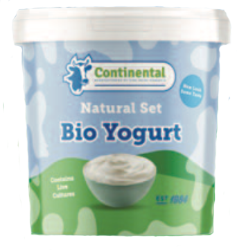 Continental Natural Bio Yogurt 5kg - Cliveden Foods